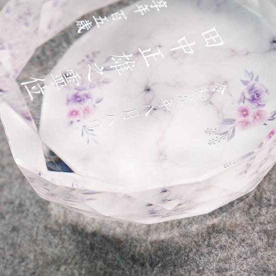 クリスタル位牌 KH-16UVS大理石(小)サンドブラスト加工 カラー印刷バージョン : おぶつだんの志喜屋 - 通販 - Yahoo!ショッピング