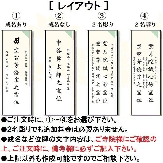 クリスタル位牌 KH-18UVSなごみ(小)サンドブラスト加工 カラー印刷バージョン : kh-uvs18n-1 : おぶつだんの志喜屋 - 通販 - Yahoo!ショッピング