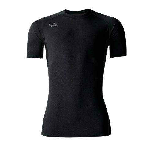 BURTLE 【XLサイズ】バートル 4071 半袖エアーフィット Col.35.ブラック 軽量 スーパーストレッチ 接触冷感 吸汗速乾 消臭テープ 通気メッシュ UVカット : 島 ...