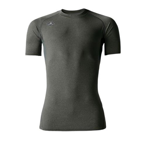 BURTLE 【Mサイズ】バートル 4071 半袖エアーフィット Col.68.ミルスグレー 軽量 スーパーストレッチ 接触冷感 吸汗速乾 消臭テープ 通気メッシュ UVカット : 島 ...