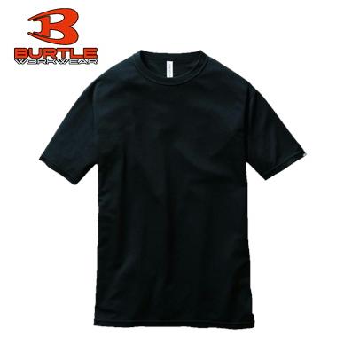 BURTLE 【XLサイズ】バートル 157 Col.35.ブラック ショートTシャツ 半袖 吸汗速乾加工 消臭テープ採用 UVカット ユニセックス 作業着 作業服 ナチュラルフィット : 島 ...