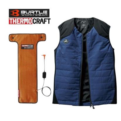 BURTLE（バートル） 【Lサイズ】バートル 3214 ヒーターベスト(ジェットパープル)+TC500 電熱パッド 防寒ベスト 電熱ベスト サーモクラフト : 島onLineStore ...