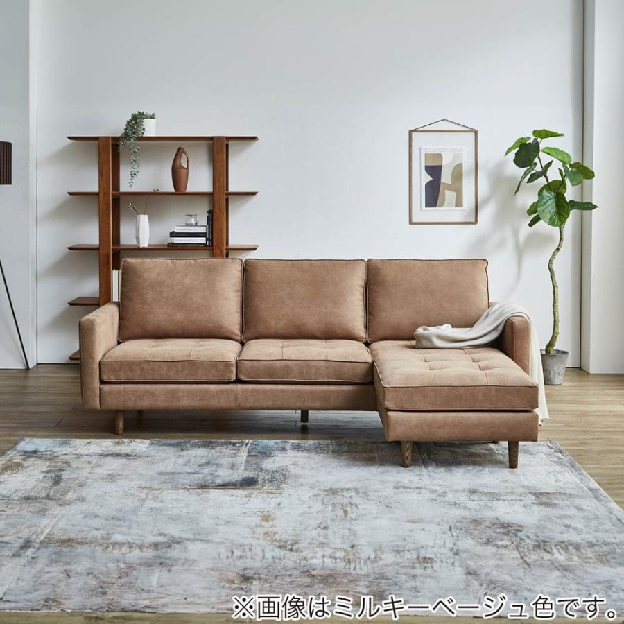 【レザーテックス】 シェーズロングソファ 幅216cm パレルモ プライム オータムブラウン色 (配送員設置) : 島忠・ホームズ Yahoo!店 - 通販 - Yahoo!ショッピング