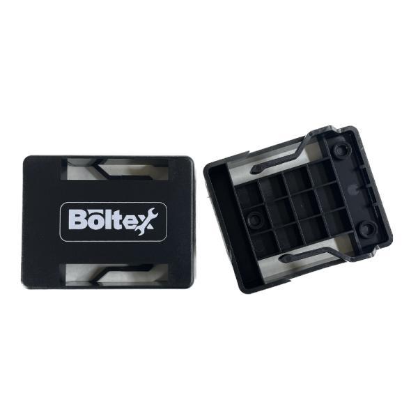 BOLTEX(ボルテックス) B-BHBK マキタバッテリー用(14.4V/18V/40V )ホルダー ブラック(黒) 3個セット : 電動 ...