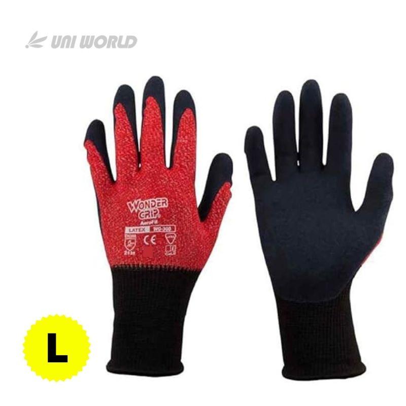 ユニワールド WG-300-3P ワンダーグリップ エアロフィット 手袋 レッド 3P L : 島道具Yahoo!ショッピング店 - 通販 - Yahoo!ショッピング