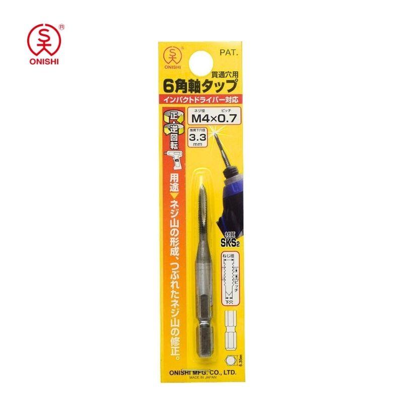 大西工業 028-M407 6角軸タップ M4×0.7 No.28 : 島道具Yahoo!ショッピング店 - 通販 - Yahoo!ショッピング