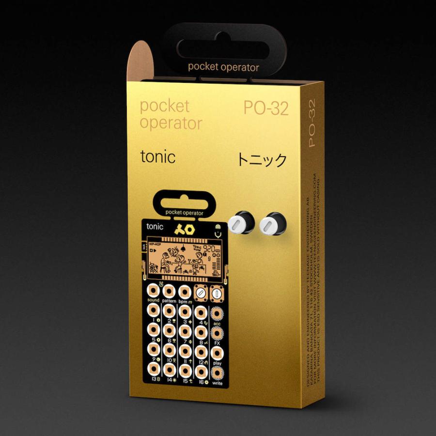 Teenage Engineering ティーンエイジ エンジニアリング pocket operator PO-32 tonic ドラムマシン ...