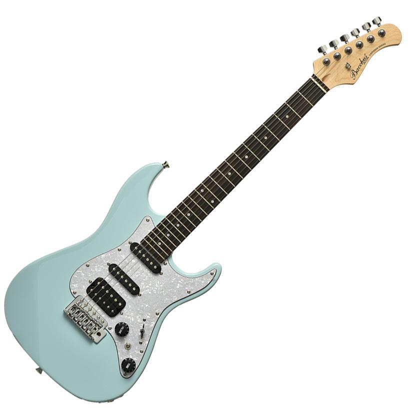 Bacchus バッカス GS-Mini PTL-SOB エレキギター初心者14点セット 〔ヤマハアンプ付き〕〔ダウンサイズ〕