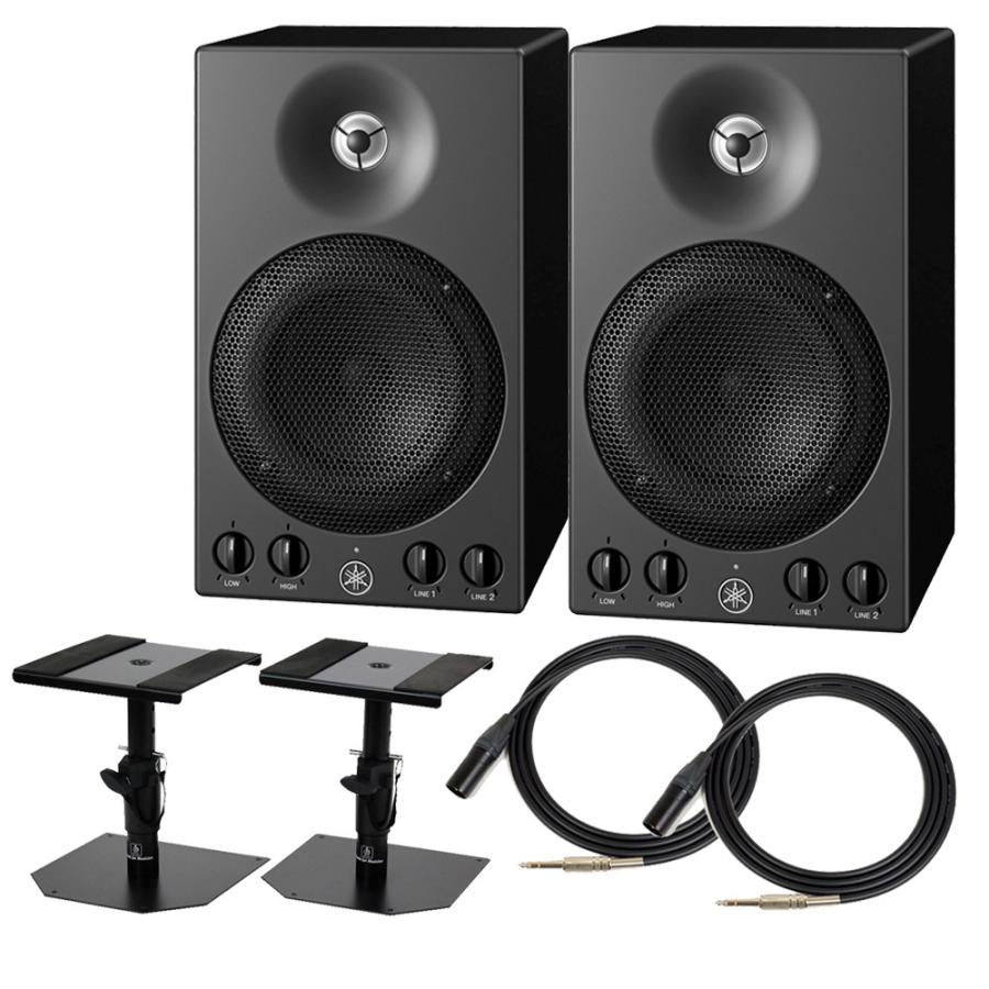 YAMAHA ヤマハ MSP3A ペア TRS-XLRケーブル スピーカースタンドセット おすすめ モニタースピーカー :mt0115018 ...