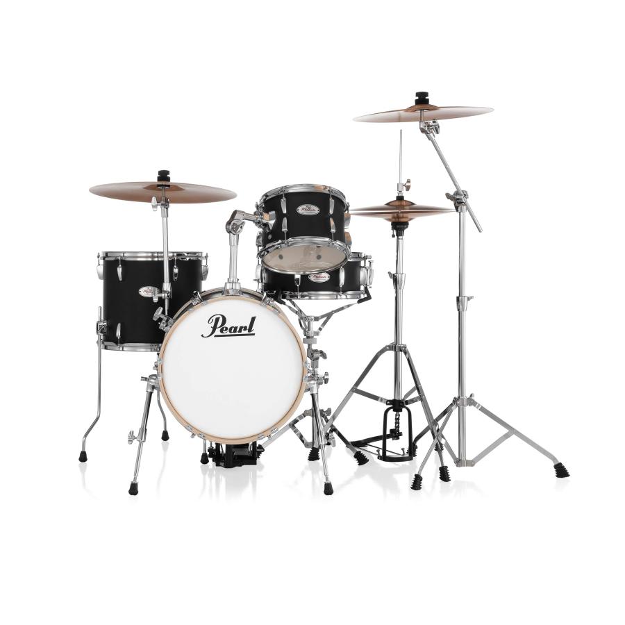 Pearl パール MT564/C-D #752 Matte Asphalt Black ドラムセット MIDTOWN 16”バスドラム ...