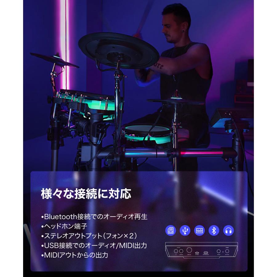 数量限定特価 Donner ドナー BackBeat 電子ドラム タッチパネル操作 LEDライティング Beat : 島村楽器Yahoo!店 - 通販 - Yahoo!ショッピング