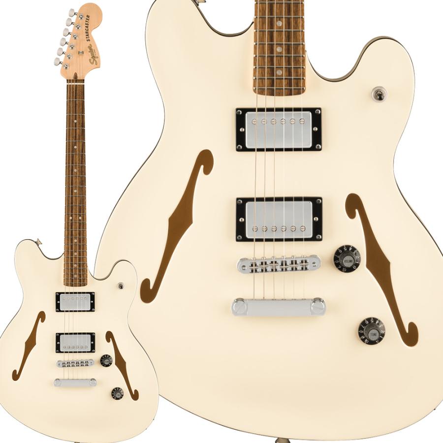 Fender Squier by スクワイヤー / スクワイア Affinity Series Starcaster Deluxe Olympic White セミアコギター : 島村楽器 ...