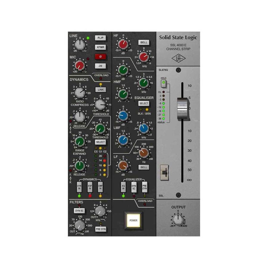 UNIVERSAL AUDIO ユニバーサルオーディオ SSL 4000 E Channel Strip プラグインソフト [メール納品 ...