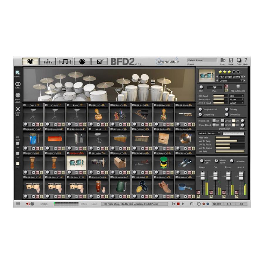 [数量限定特価] BFD Percussion[ BFD3 Expansion Pack] 拡張音源 : 島村楽器Yahoo!店 - 通販 - Yahoo!ショッピング