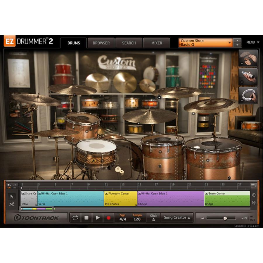 TOONTRACK トゥーントラック EZX - CUSTOM SHOP EZX拡張 ドラム音源 メール納品 代引き不可 : 島村楽器 ...