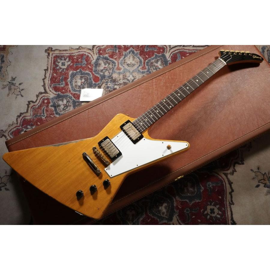 Gibson Custom Shop PSL Murphy Lab 1958 Korina Explorer White Pick Guard ...