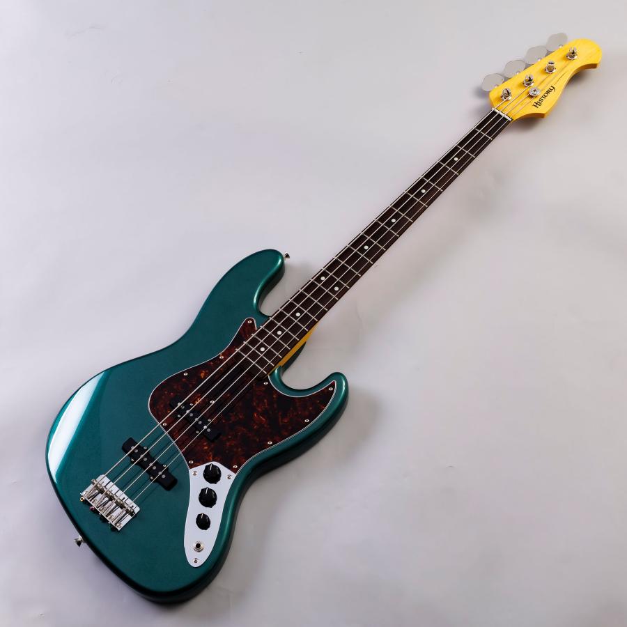 HISTORY（ヒストリー） HJB-Standard2 Sherwood Green Metallic エレキギター ジャズベースタイプ ...