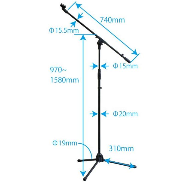 KIKUTANI キクタニ MS-170B ブームマイクスタンド : 島村楽器Yahoo!店 - 通販 - Yahoo!ショッピング