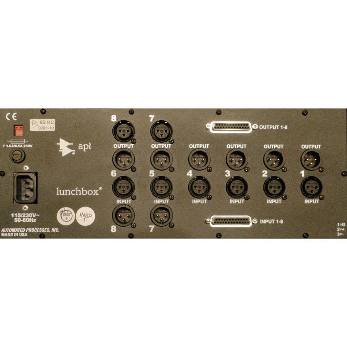 API エーピーアイ 6-slot lunchbox 500Series Portable Rack with bult-in Power ...