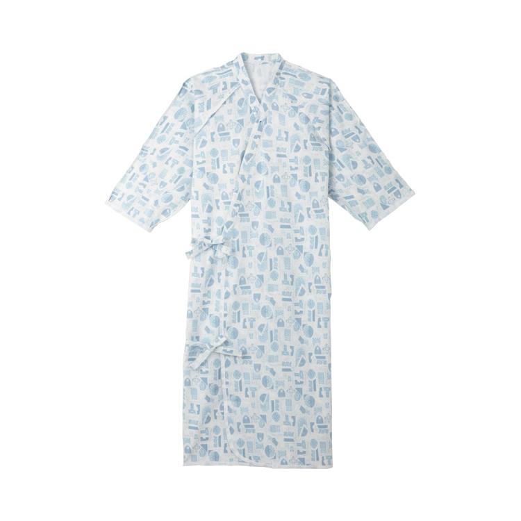 ケアねまき LL / 5074 ブルー（エンゼル） : 介護用品のシマヤメディカル - 通販 - Yahoo!ショッピング