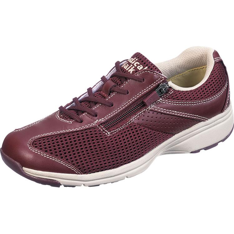 アサヒメディカルウォーク AMW MS-L 婦人用 / 24.5cm ワイン 両足 (アサヒシューズ) : 介護用品のシマヤメディカル - 通販 - Yahoo!ショッピング
