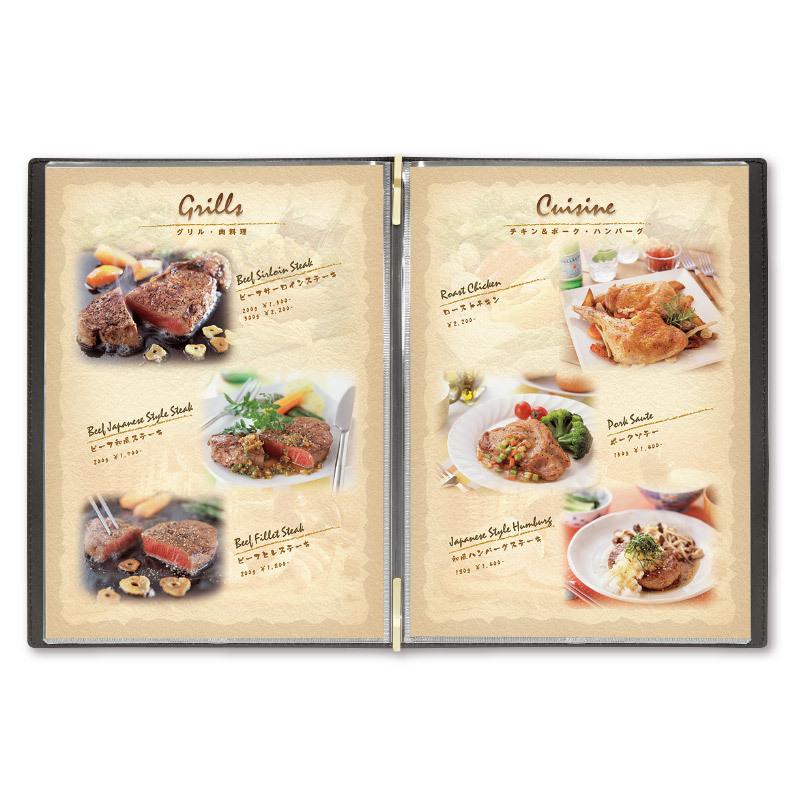 SHIMBI メニューブック SHIMBI（シンビ） GL-101A A4対応 : 商売繁昌SHIMBI - 通販 - Yahoo!ショッピング