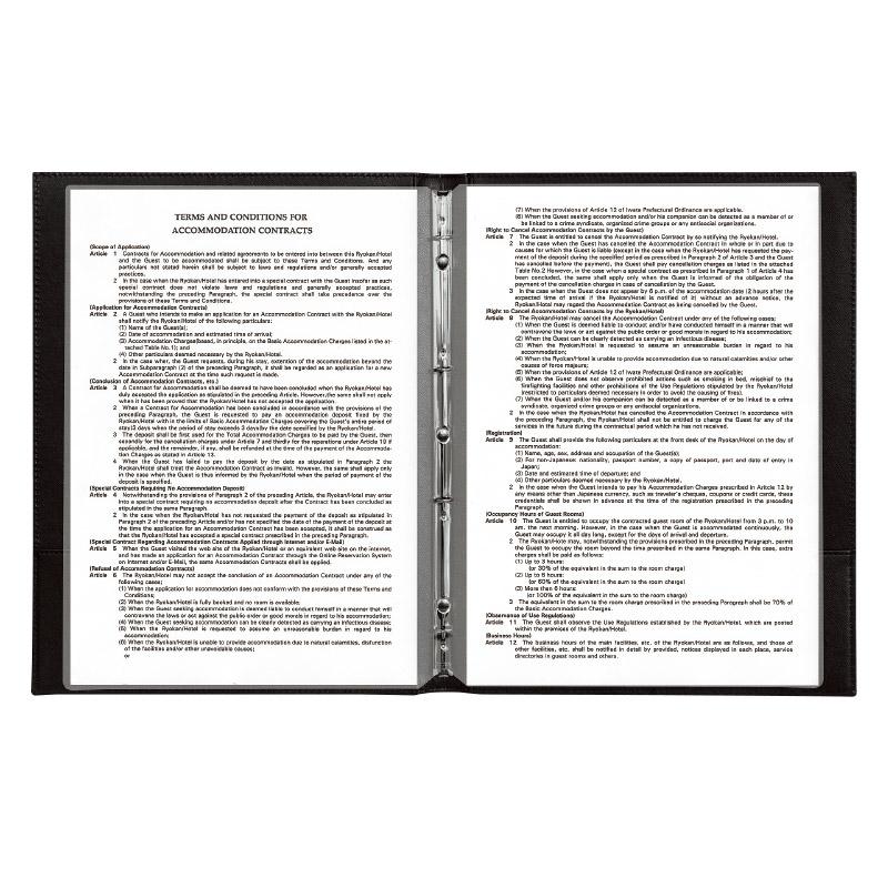 SHIMBI メニューブック SHIMBI（シンビ） スリムB-PRD-101 A4対応 インフォメーションブック : 商売繁昌SHIMBI - 通販 - Yahoo!ショッピング