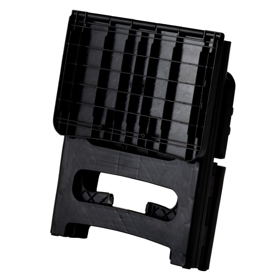 ステップ台 2段 折りたたみ式 コンパクト 踏み台 フォールディングステップ ブラック スツール 耐荷重80kg シンプル 安定 爆買 ...