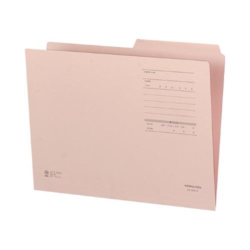 KOKUYO コクヨ 1／2カットフォルダー カラーFタイプ A4 ピンク 第2見出しのみ A4-2FF-P 「入数：10」 グリーン購入法適応 エコマーク : ジムエールYahoo!店 ...