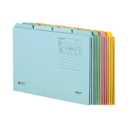 KOKUYO コクヨ 1／4カットフォルダー（カラー） A4 第1見出し 黄 A4-4F-1Y グリーン購入法適応 エコマーク : ジムエールYahoo!店 - 通販 - Yahoo!ショッピング