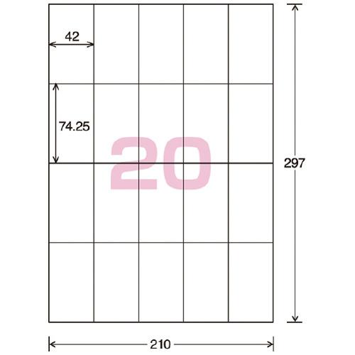 KOKUYO（コクヨ） KOKUYO PPC用ラベルシート（共用タイプ） A4 100枚入 20面カット 白 KB-A191 グリーン購入法適応 : ジムエールYahoo!店 - 通販 ...