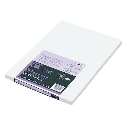 コクヨ OHPフィルム PPC用 A4判100枚入 VF−1 : 51078034 : ジムエールYahoo!店 - 通販 - Yahoo!ショッピング