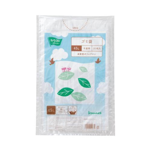 カウネット 高密度薄口ゴミ袋 少量パック 45L 30枚 4216−3244 : ジムエールYahoo!店 - 通販 - Yahoo!ショッピング