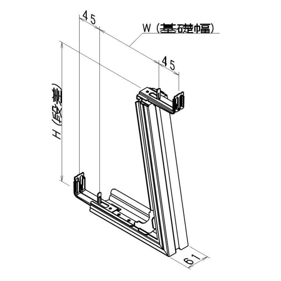 NSP 一体打ち用 防錆45段セパII 200×300 基礎幅200×段差300mm ベタ基礎用 (10入り) 品番8214807 : nsp8214807 : 清水金物.biz - 通販 ...
