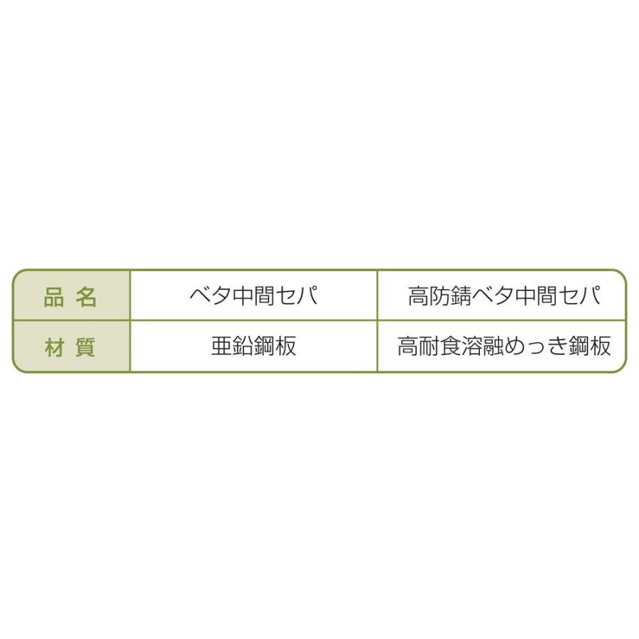 NSP 一体打ち用 防錆45ベタ中間セパII 150巾 基礎幅150mm ベタ基礎用 (25入り) 品番8214814 :nsp8214814:清水金物.biz - 通販 - Yahoo!ショッピング