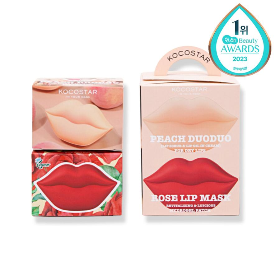 ココスターOn-the-Go LIP Care Kit KOCOSTAR デュオデュオ 43g+ロマンティックロースリップマスク20枚入り : シンビモール - 通販 - Yahoo!ショッピング