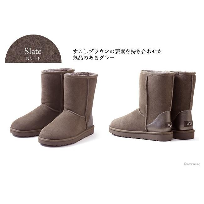 UGG Australia ムートン ブーツ ショート レディース ブランド 正規品 クラシックショート2 メタリック : ブランドセレクト ...