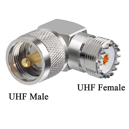 M型コネクタ Mオス-MメスMP-MJ TUOLNK UHF オス - メス 直角L字 M型変換 PL259 SO239 : シャイニングONE - 通販 - Yahoo!ショッピング