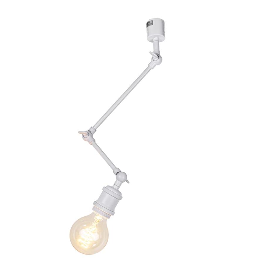 STGGTS 真っ白 ライティングレールライト ダクトレールライト アーム 角度調節可 レトロ 照明器具 E26 LED対応 調光対応 : 726e719d223 : シャイニングONE ...