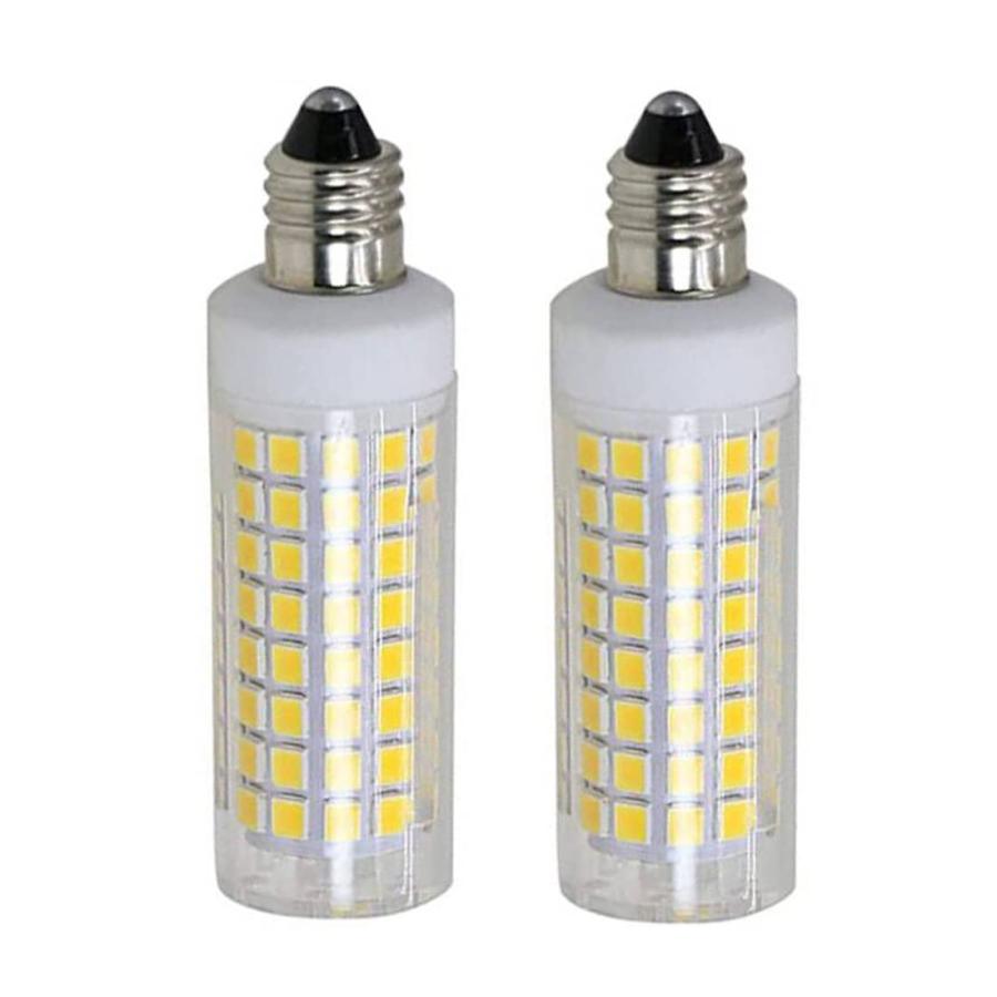 新しい E11口金 2800K LED電球 8W 110V E11電球色 730LM 75W-80Wハロゲンランプ相当 全方向広配光（2個入り : シャイニングONE - 通販 - Yahoo ...