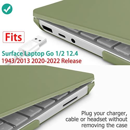 SUROCASE Microsoft Surface Laptop Go 3 2 1 12.4 インチ ケース 2020-2022 ...