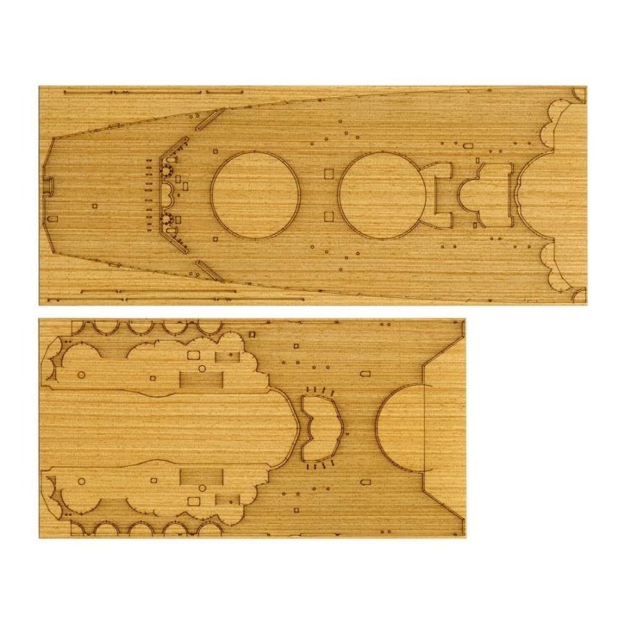 タミヤ 1/350 ディテールアップパーツシリーズ No.45 日本戦艦 戦艦 大和 木製甲板シート プラモデル用パーツ 12645 ...