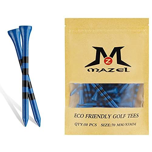 MAZEL マゼル ゴルフティー ウッドティー ロングティー 70mm/83mm 50本入りブルー : シャイニングONE - 通販 - Yahoo!ショッピング