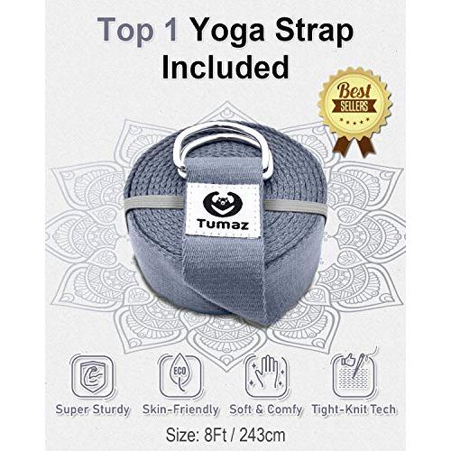 Tumazヨガブロックヨガベルト ポーズ補助用3点セット高密度EVA軽量ヨガブロック または 高防滑性コルクヨガブロック セット内容：ヨガブロッ : シャイニングONE - 通販 ...