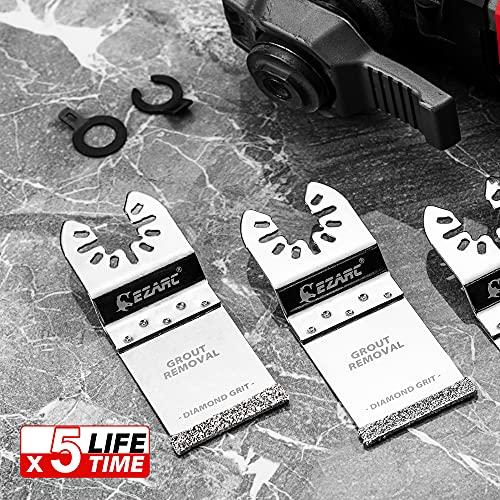 EZARC マルチツール 替刃 3枚入れ ダイヤモンド モルタル・セメント・FRP用 繊維板 目地切断 多孔質コンクリート用 溝切り 繊維板切り : シャイニングONE - 通販 ...