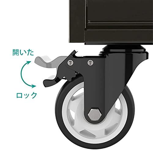 Zalslei キャスター 3インチ 車輪 ブレーキ付き 自在キャスター ストッパー付き 高耐久性 交換用 単個耐荷重120kg 360度回転 : 7e2c342ca67 : シャイニング ...