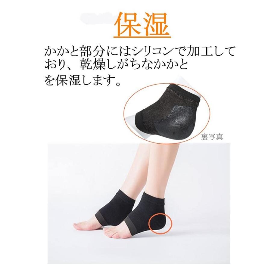 Sweetimes かかと保湿ソックス つるつるかかと ひび割れ対策 はくだけ角質ケア 3色セット No.149 おやすみかかとサポーター 男女 : シャイニングONE - 通販 ...