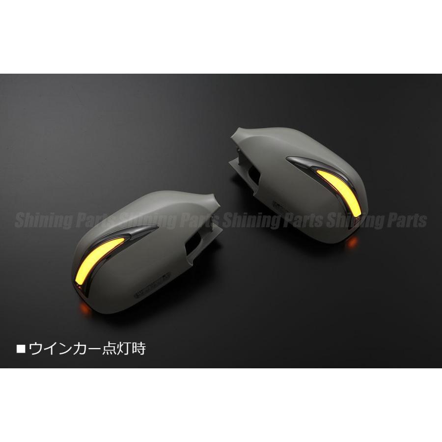[流れるウインカー] 110系 マーク2 LED ウインカーミラー [1D2/青光] フット付 Type LS 流星 シーケンシャル ドア ...