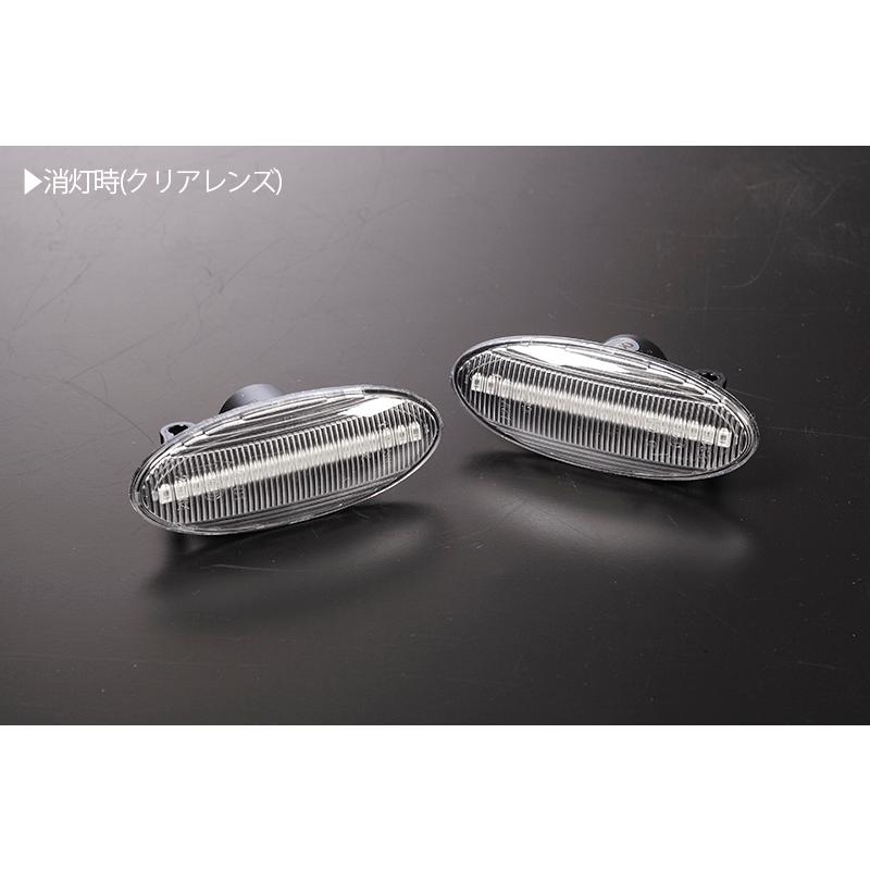 マーチ [高輝度18LED] K12型後期/K13型 点滅 LED サイドマーカー クリアレンズ 純正交換 AK12/BNK12/YK12/K13/NK13 NISMO : シャイニングパーツ ...