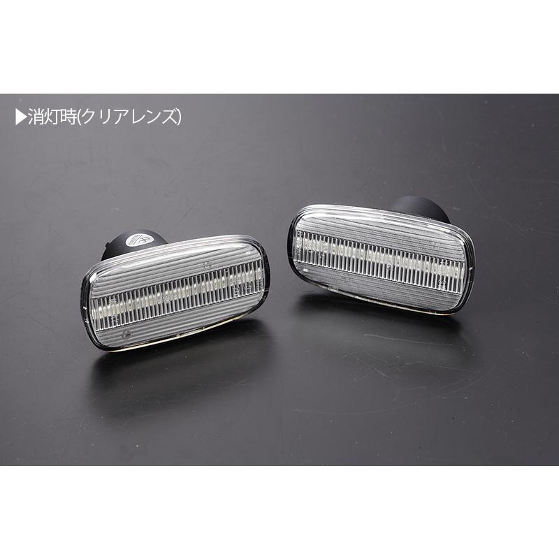 トヨタ 高輝度18LED 240系 アリオン/プレミオ LED サイドマーカー クリア レンズ 点滅タイプ 純正交換 ターンランプ NZT/ZZT/AZT 240/245 : シャイニング ...